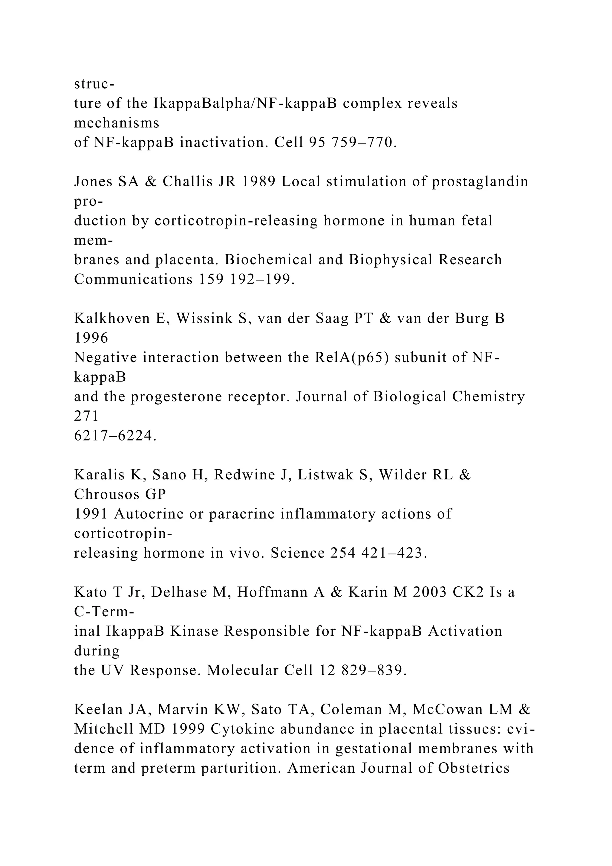 REPRODUCTIONREVIEWThe role of nuclear factor kappa B in hu.docx