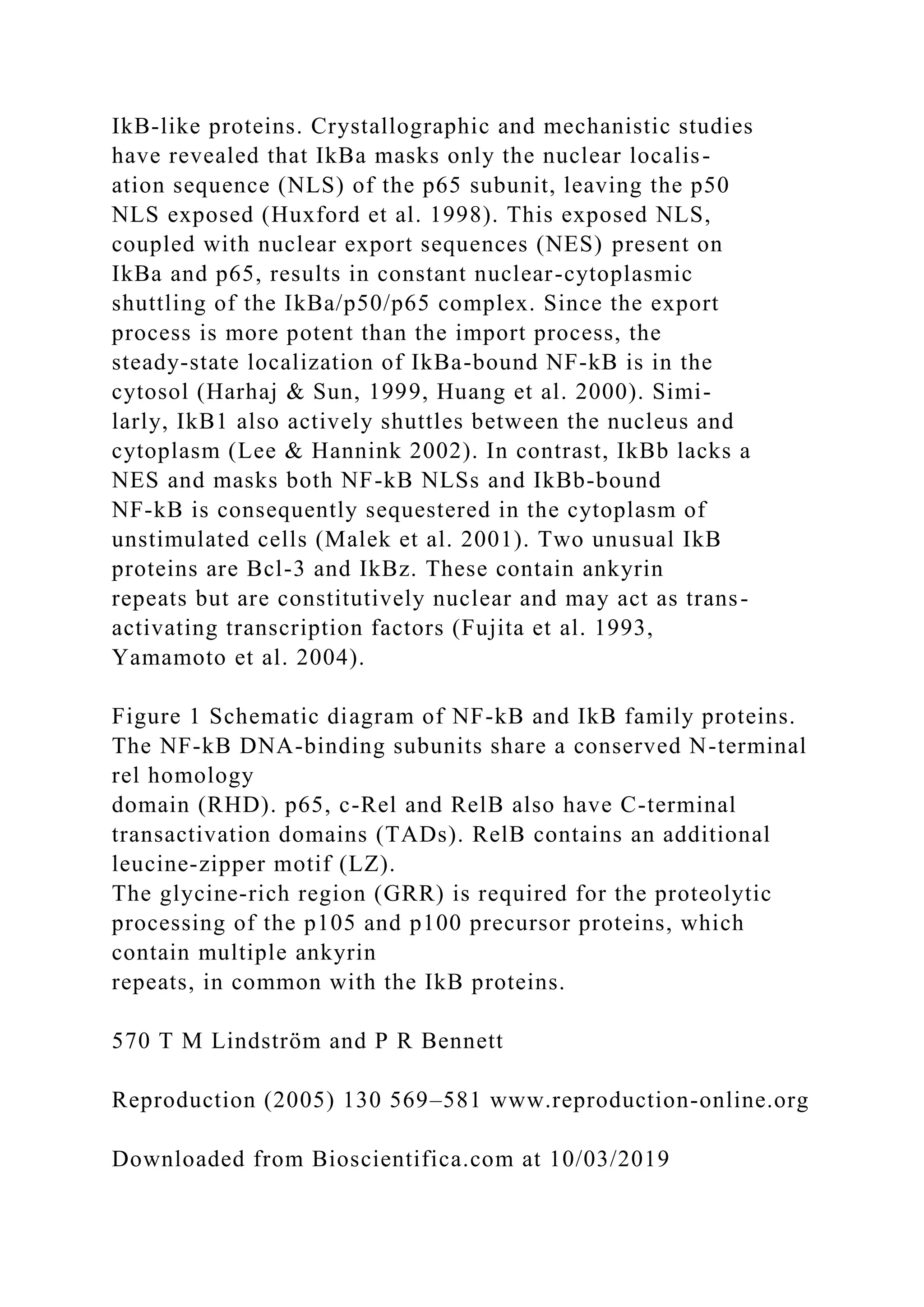 REPRODUCTIONREVIEWThe role of nuclear factor kappa B in hu.docx