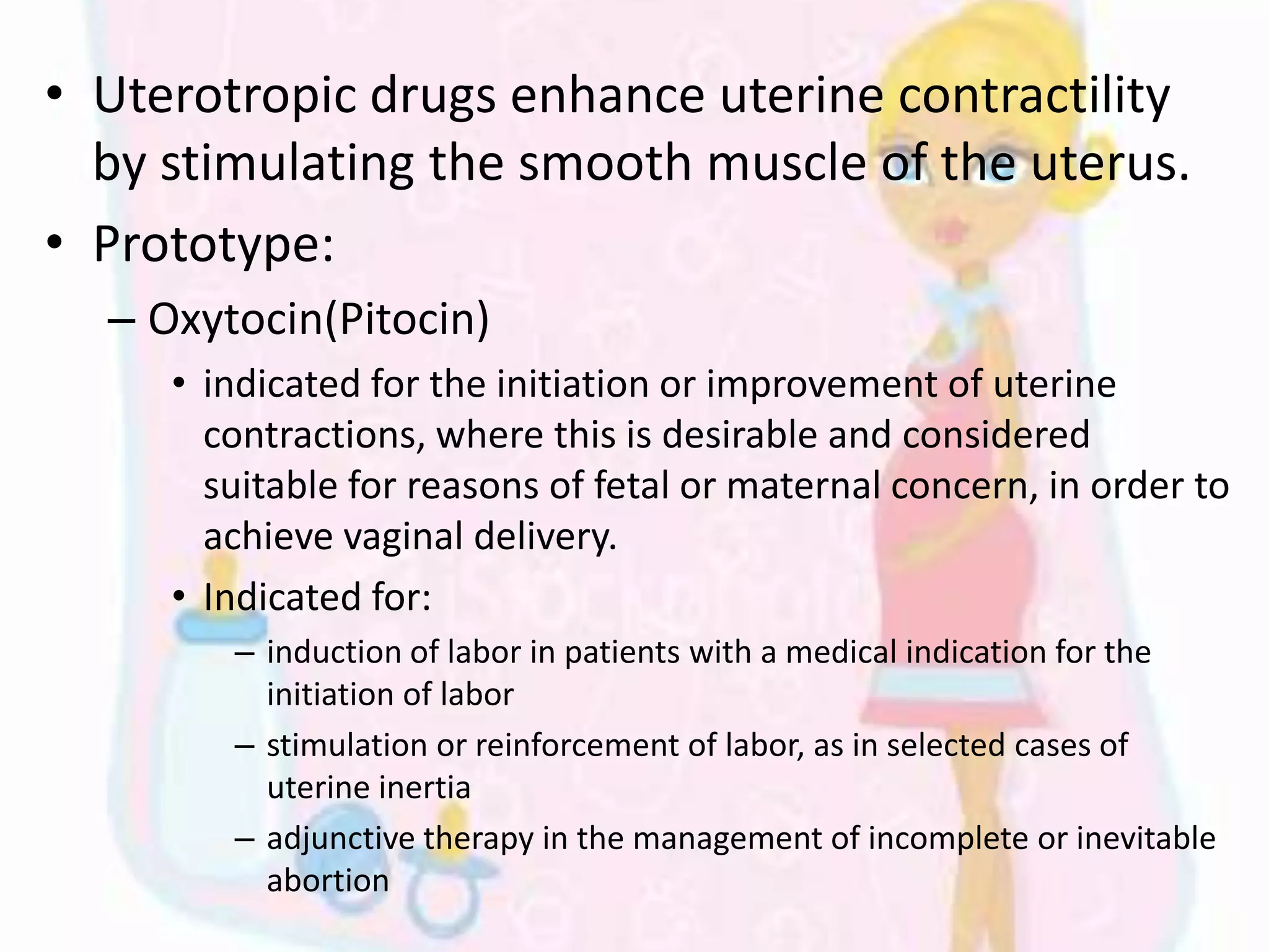 Reproductive System Drugs | PPTX