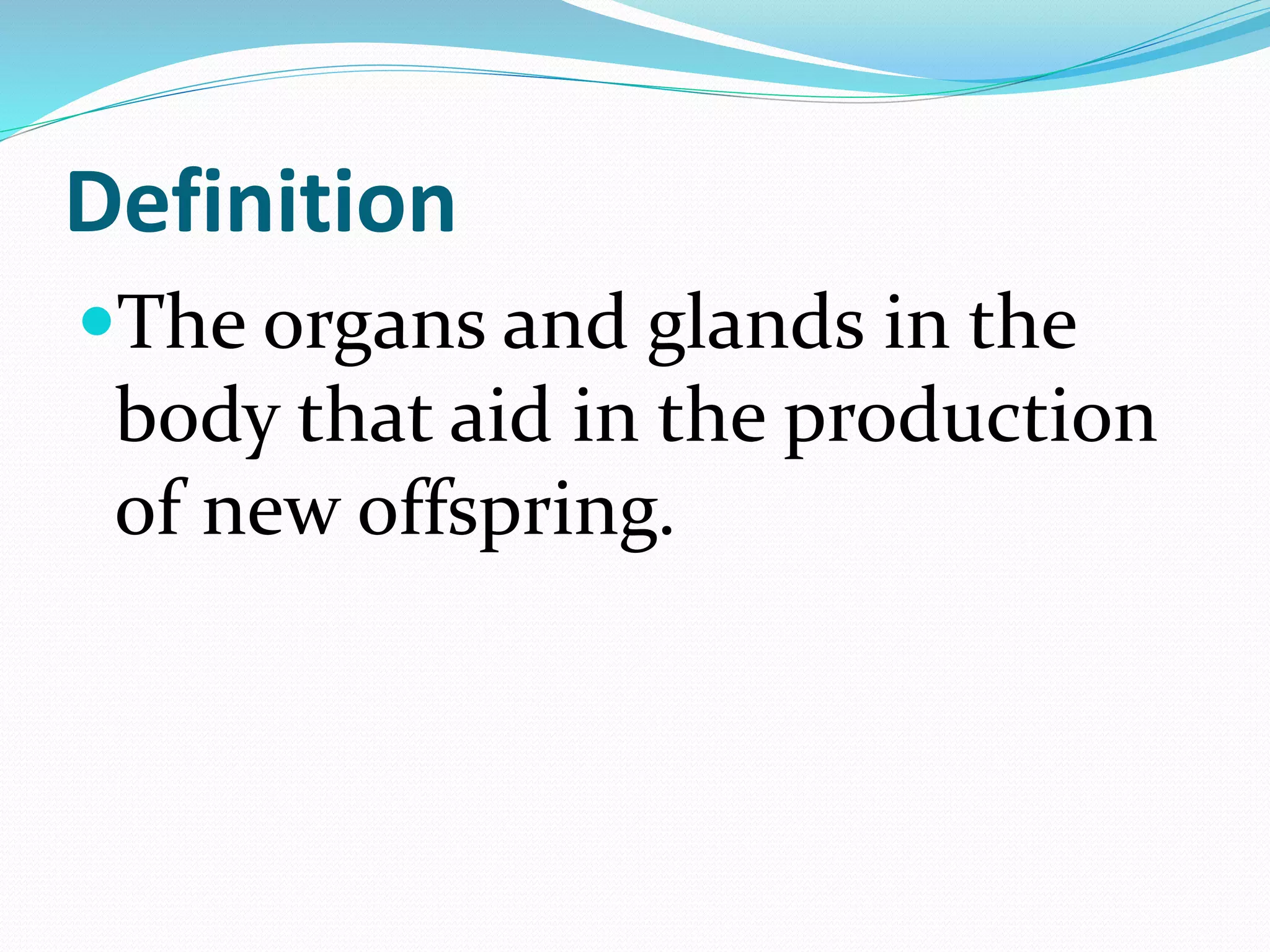 Reproductive System Male and female | PPTX