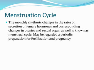 Reproductive System Male and female | PPTX
