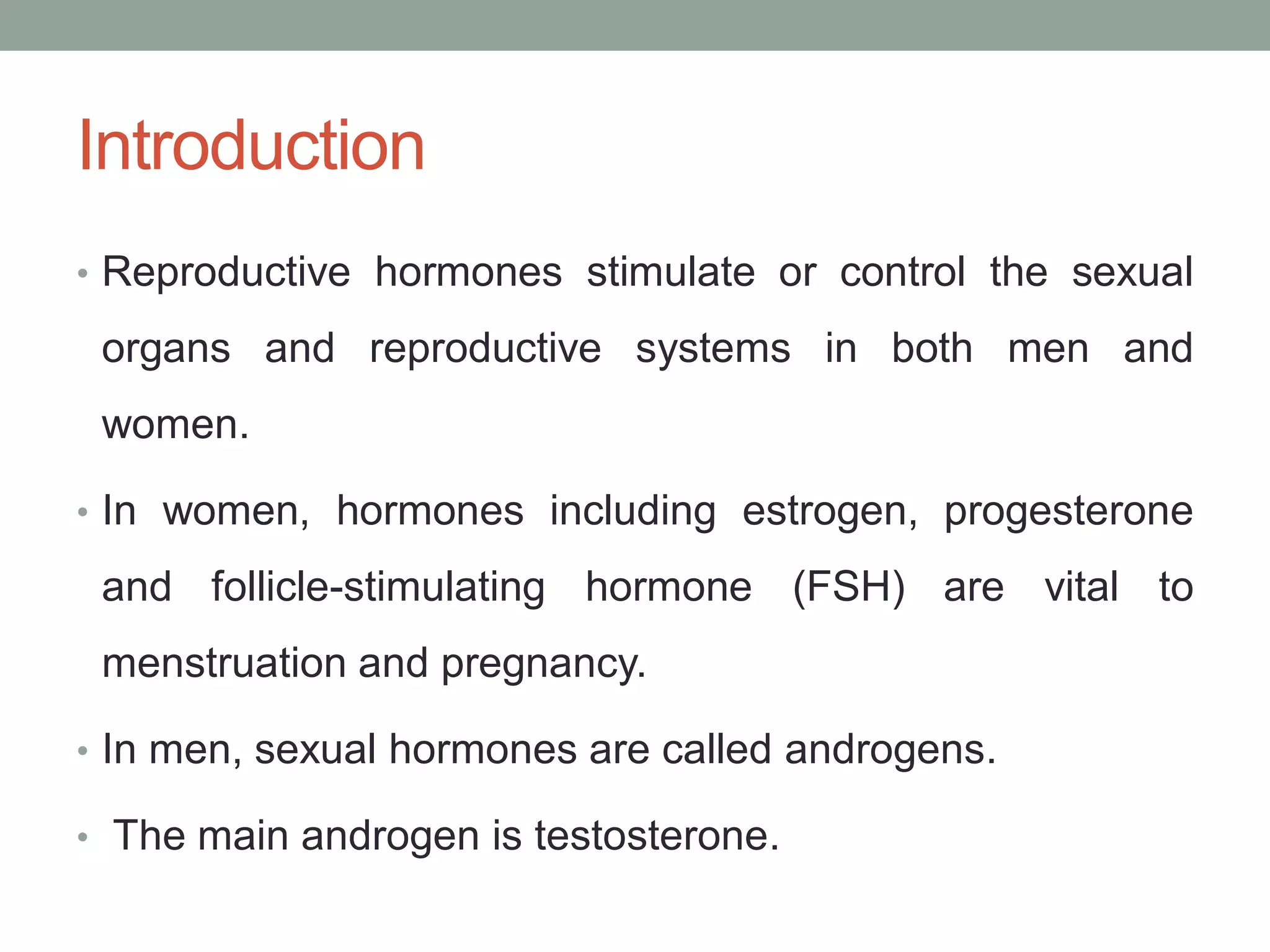 Sex hormone disorders pathophysiology | PDF