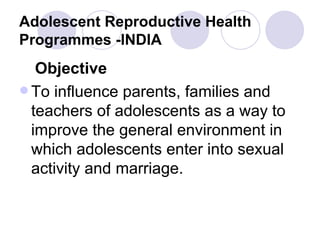 Reproductive health and programmes | PPT