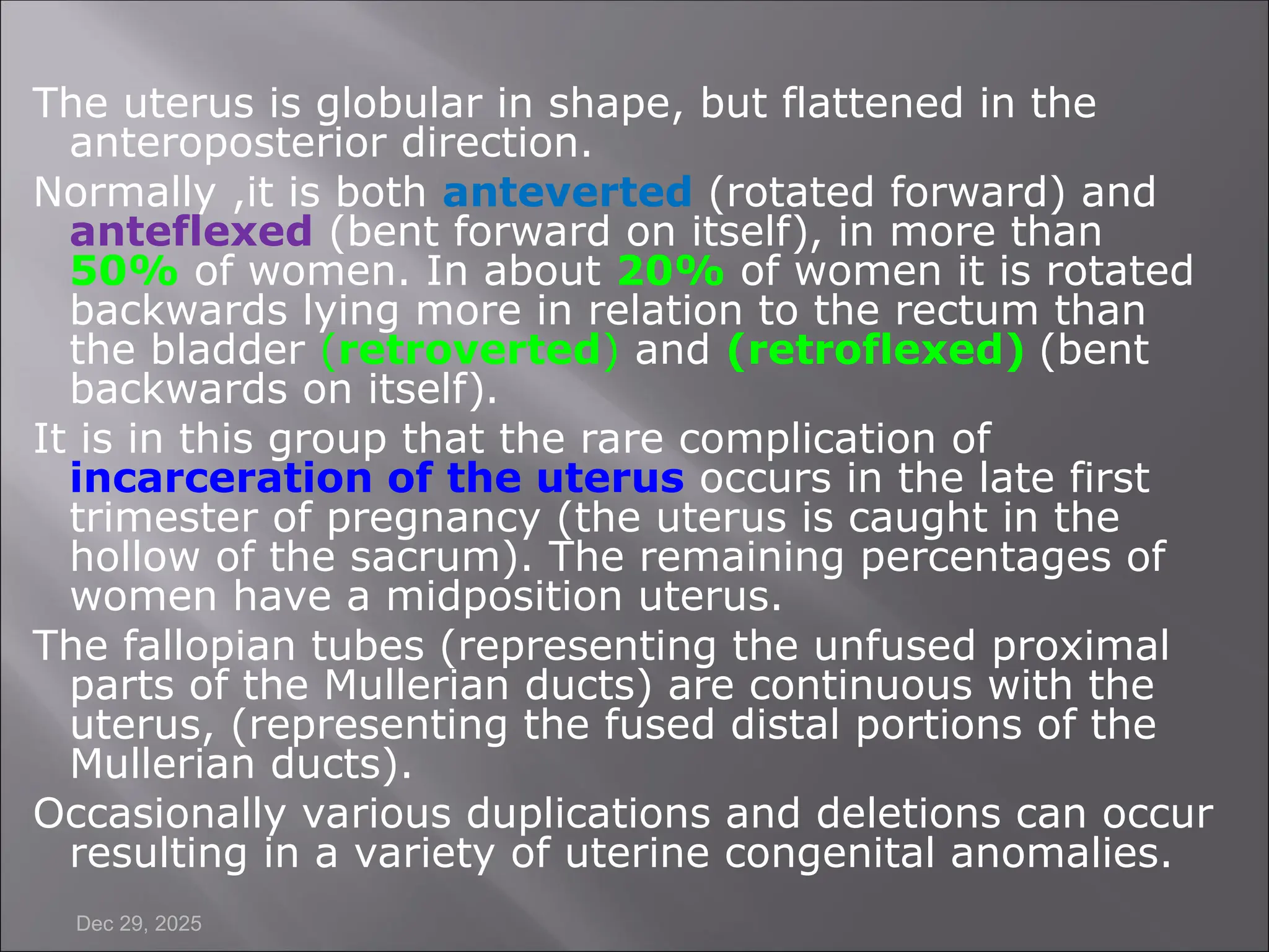 THE GROSS AND MICROSCOPIC ANATOMYOF THE FEMALE REPRODUCTIVE SYSTE.ppt