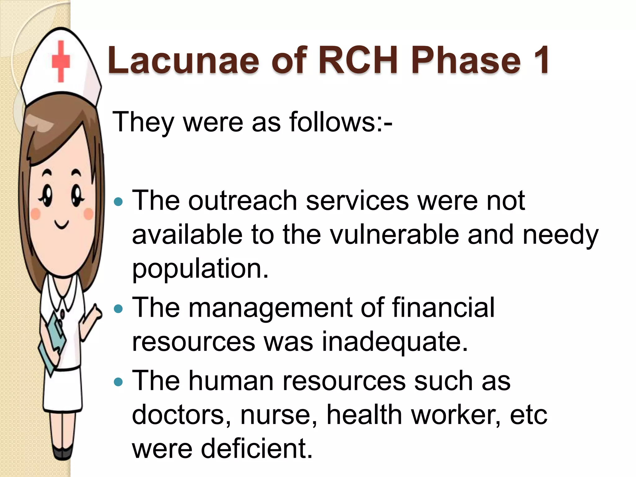 Reproductive and child health program | PPTX