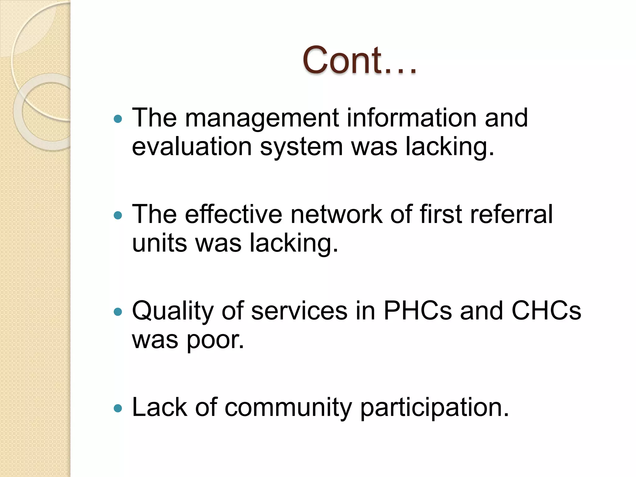 Reproductive and child health program | PPTX