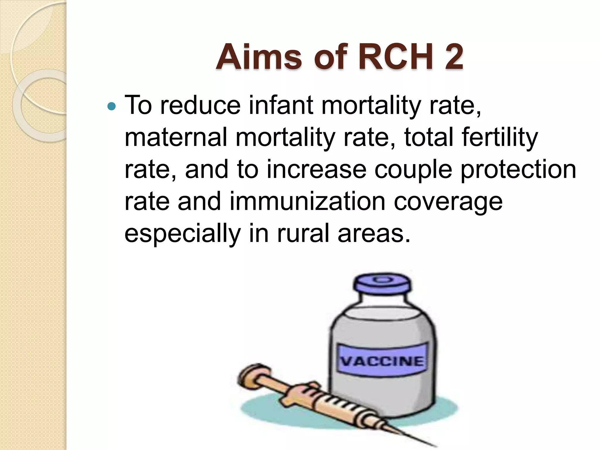 Reproductive and child health program | PPTX
