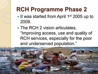 Reproductive and child health program | PPTX