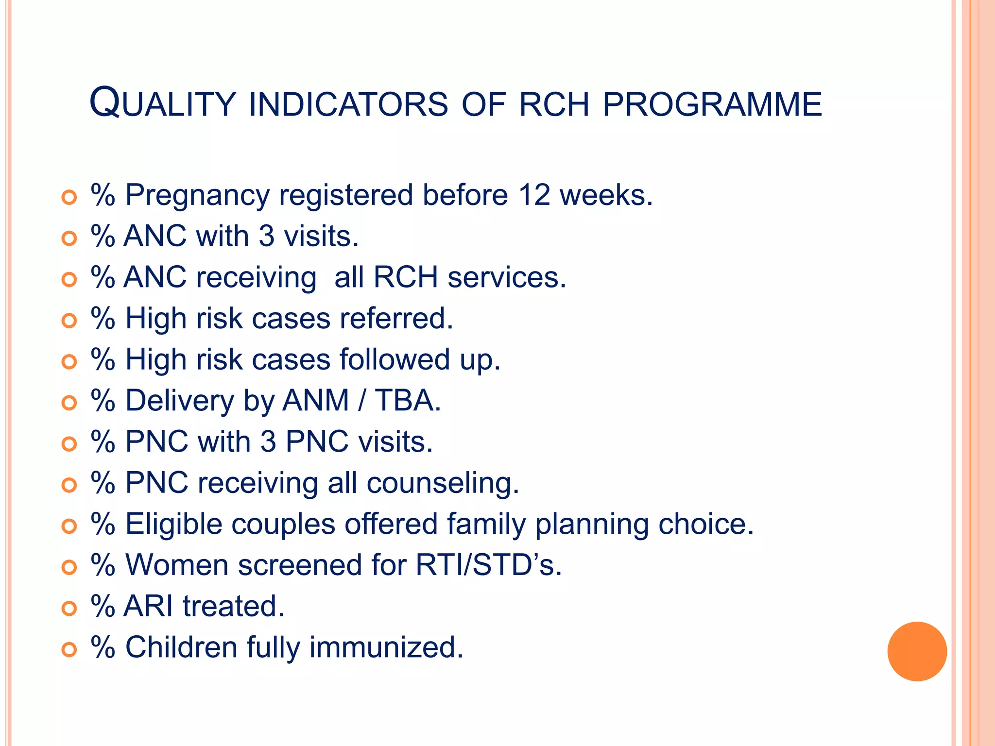 Reproductive and child health programme vinod | PPT