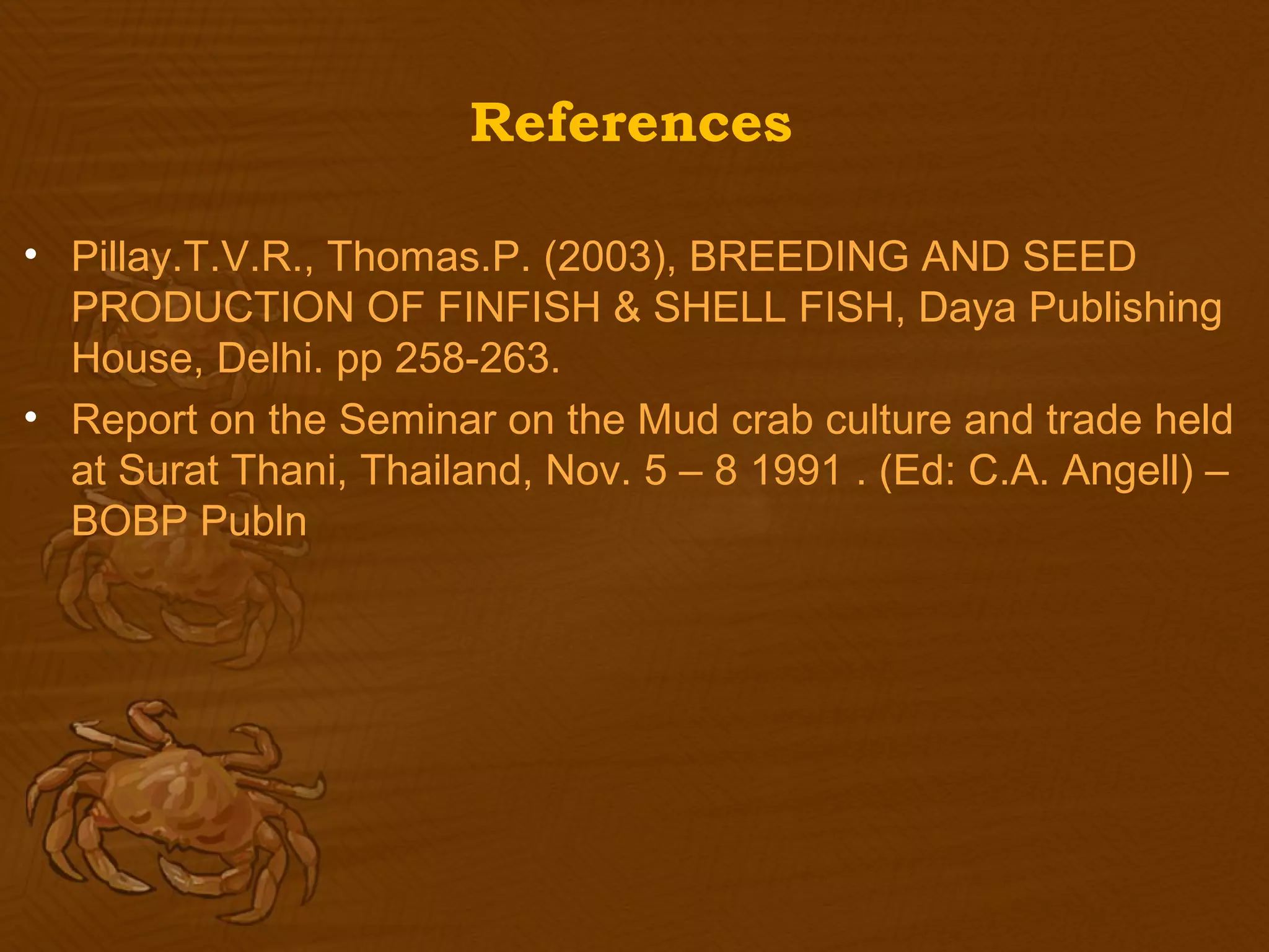 Reproductive biology and life cycle of crabs | PPT