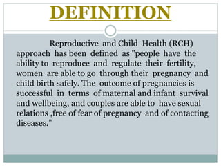 Reproductive child health phase =2 | PPT