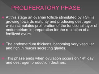 reproductive and menstrual cycle with detail | PPTX