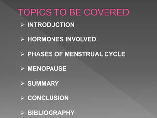 reproductive and menstrual cycle with detail | PPTX