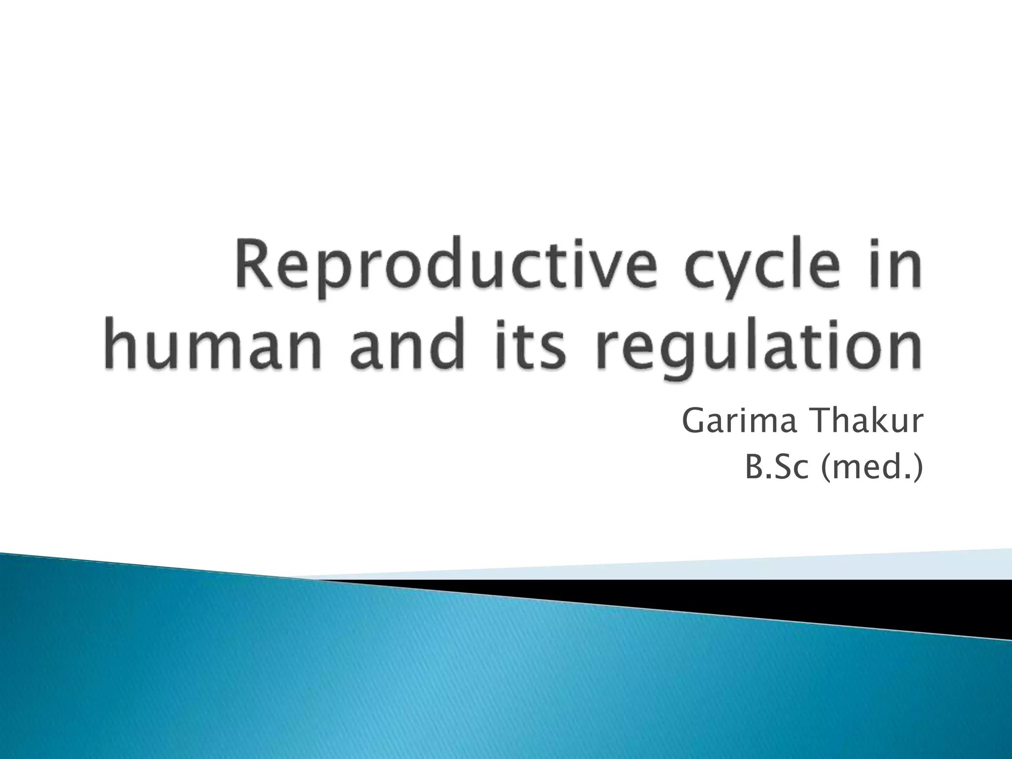 Reproductive cycle in human | PPTX | Menopause | Endocrine and ...