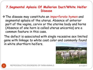 Reproductive disorders | PPTX