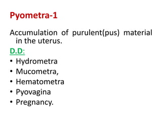 Reproductive & Genital Syst-2; Pyometra.pptx