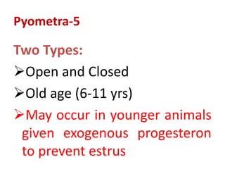 Reproductive & Genital Syst-2; Pyometra.pptx