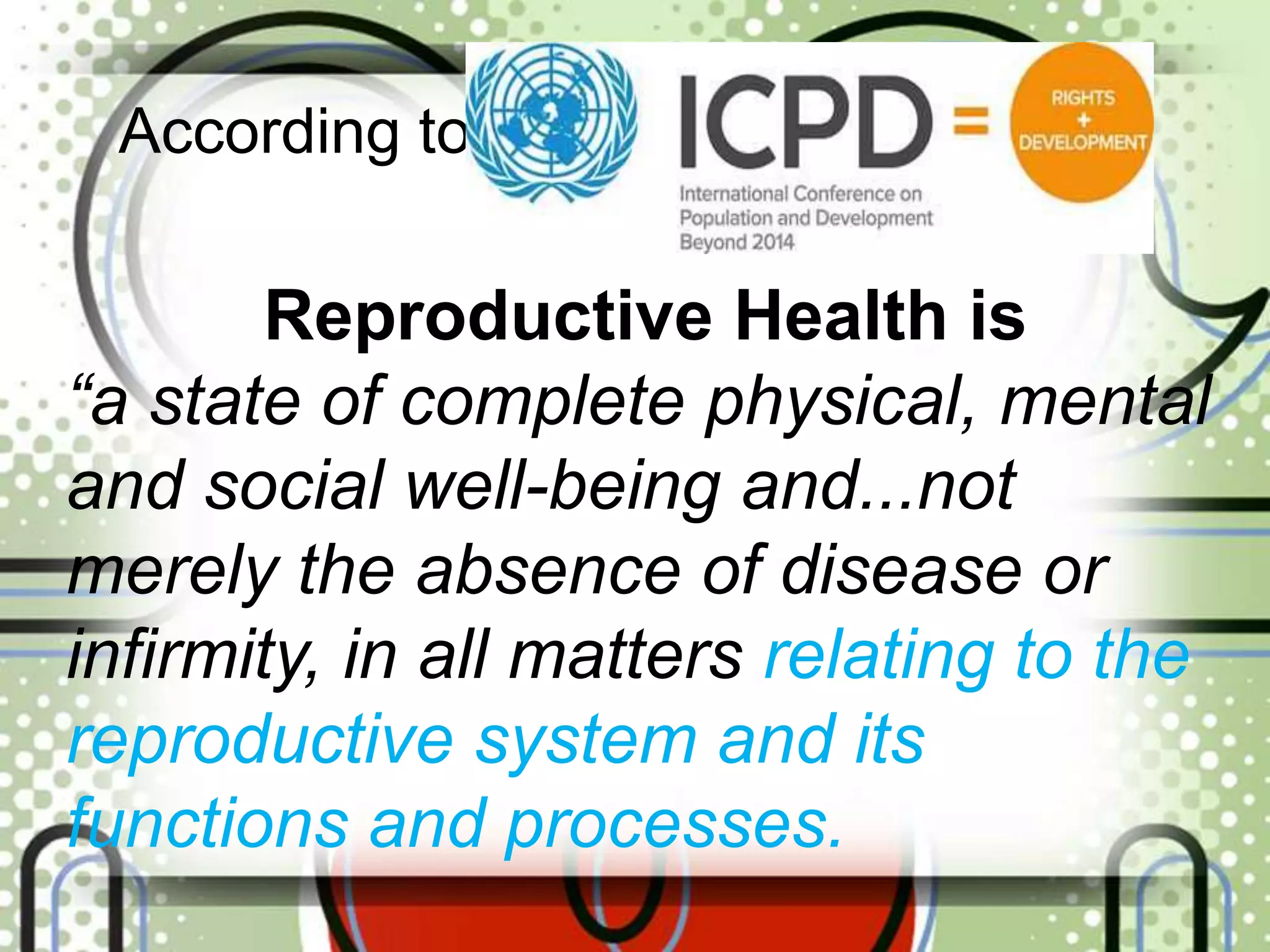 Reproductive health | PPTX