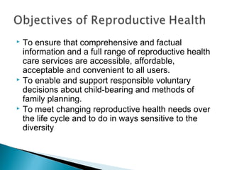 Reproductive health | PPT