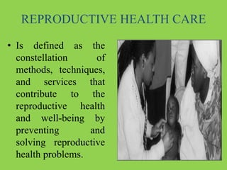 Reproductive health | PPTX