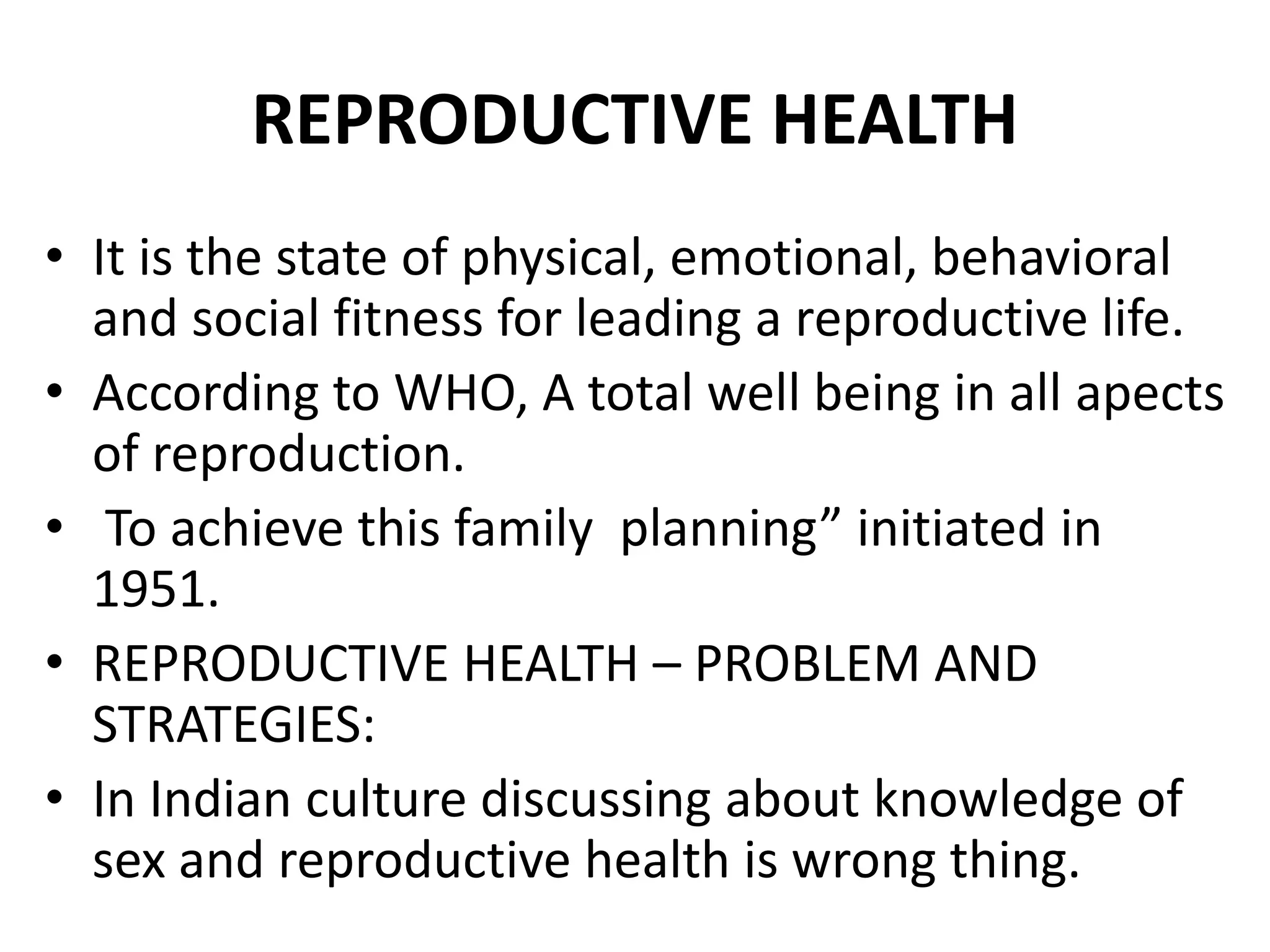 Chapter 4. Reproductive health | PPTX