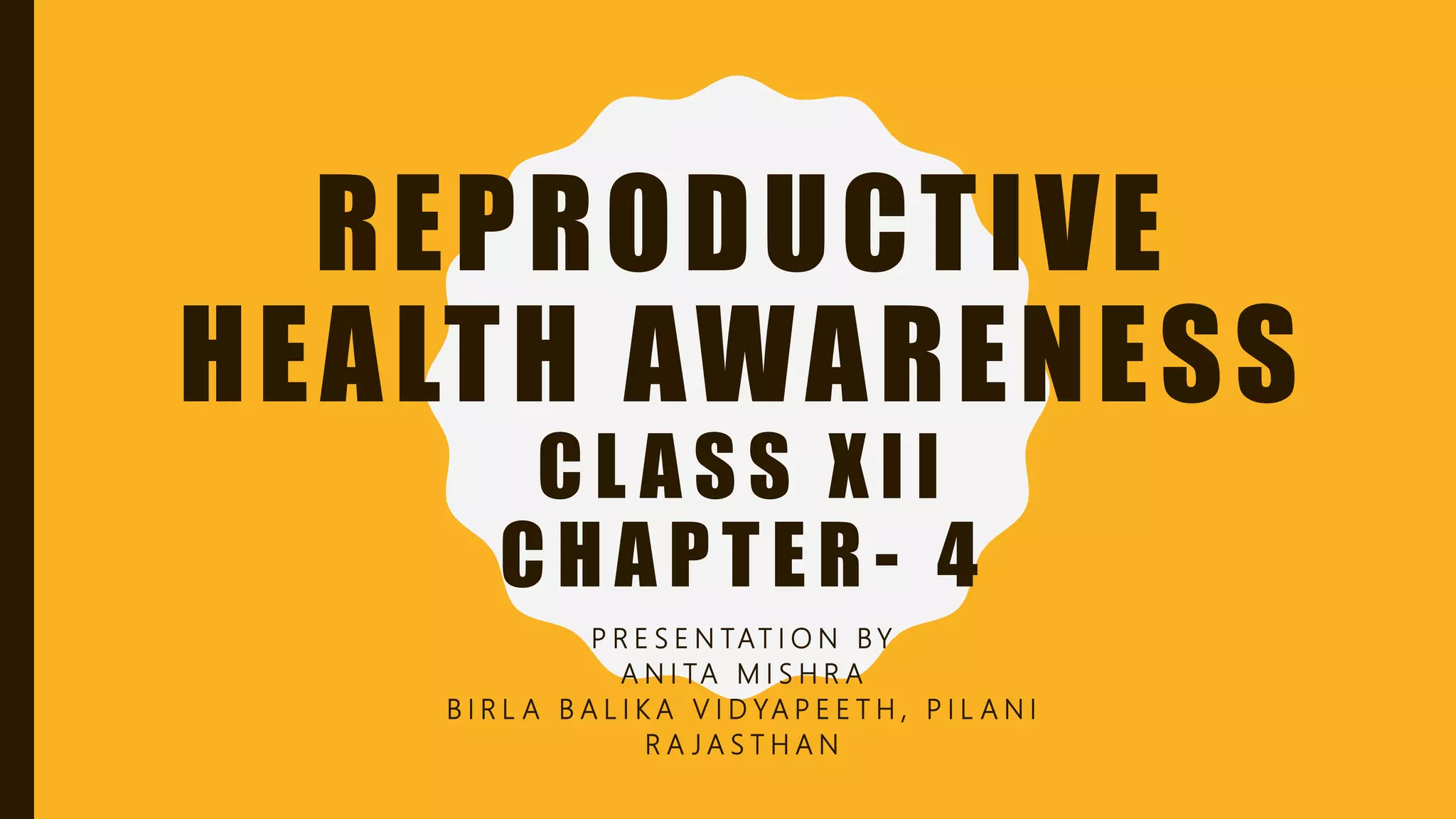 Reproductive health | PPT