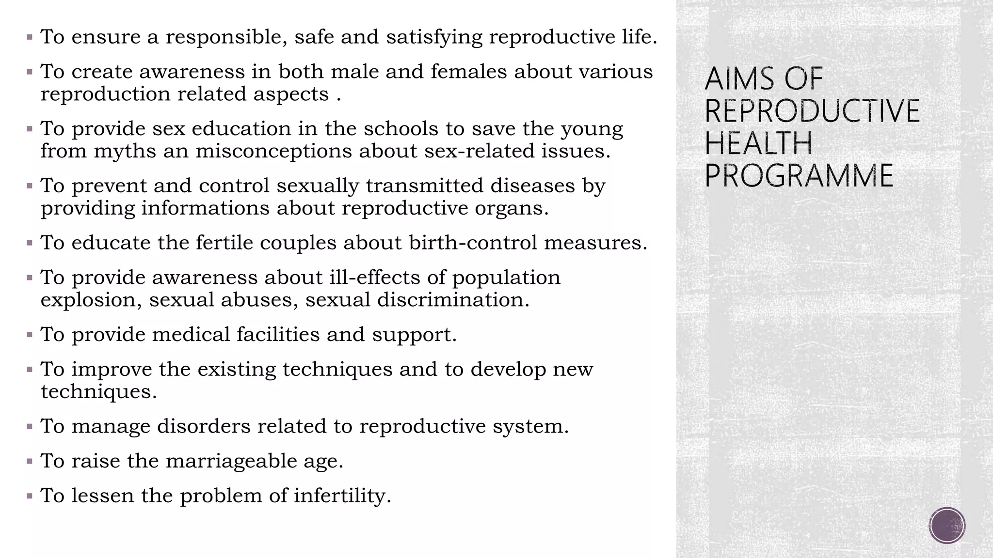 REPRODUCTIVE HEALTH | PPTX