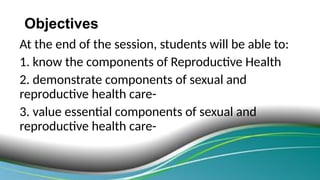 REPRODUCTIVE HEALTH.PPTX for GENDER and DEVELOPMENT | PPTX