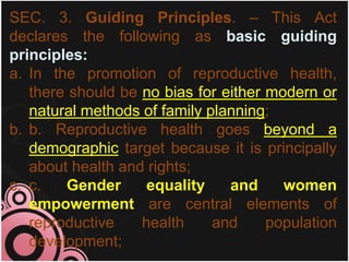 RH Bill in the Philippines | PPTX