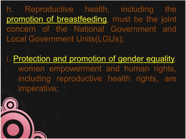 RH Bill in the Philippines | PPTX