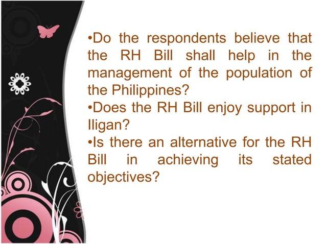 RH Bill in the Philippines | PPTX