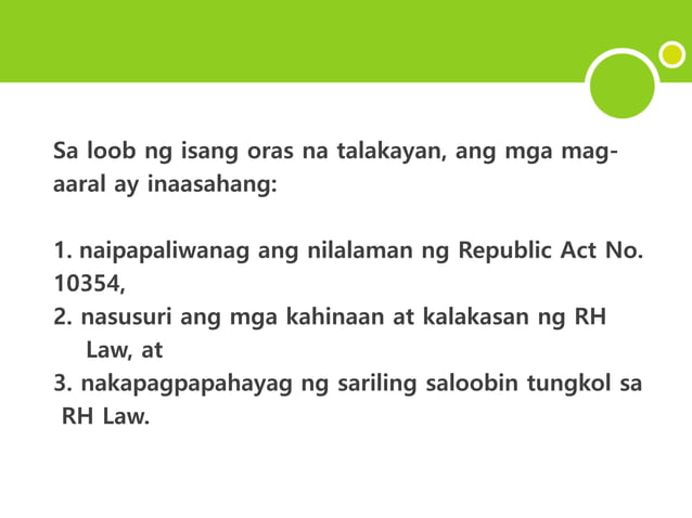 Reproductive Health Law | PPTX
