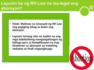 Reproductive Health Law | PPTX