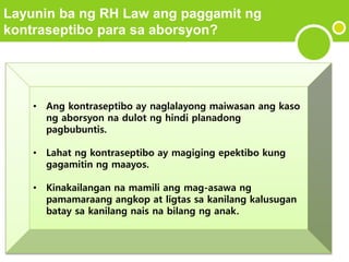 Reproductive Health Law | PPTX