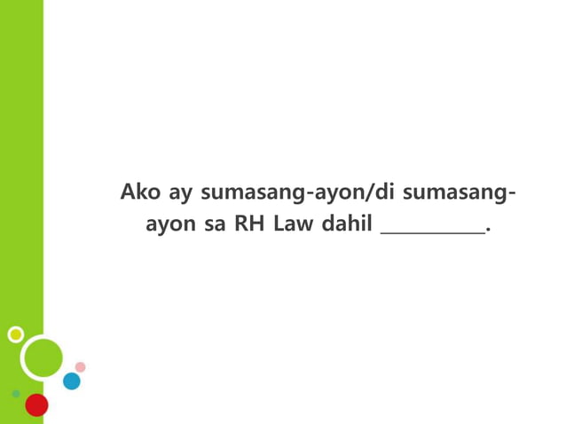 Reproductive Health Law | PPTX