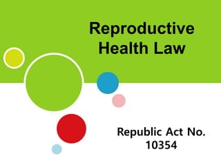 Reproductive Health Law | PPTX