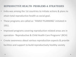 Reproductive Health, Grade 12 | PPTX