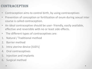 Reproductive Health, Grade 12 | PPTX