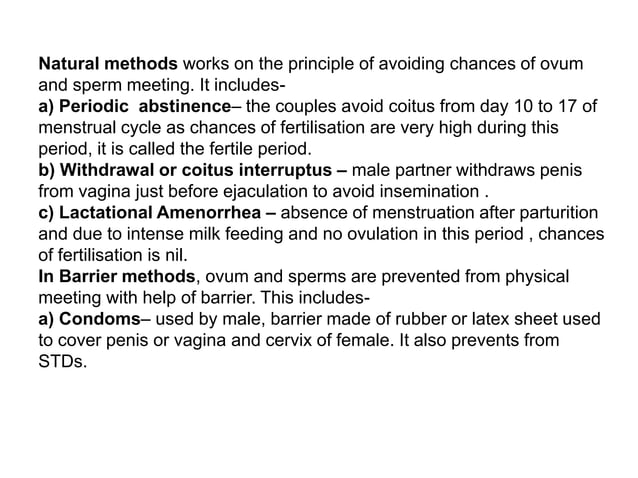 Reproductive health problems and strategies | PPTX