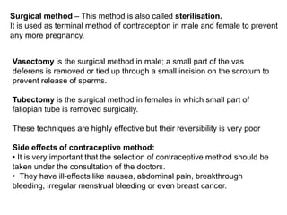 Reproductive health problems and strategies | PPTX