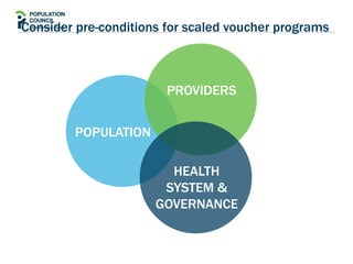 RH Vouchers and Health Systems | PPTX
