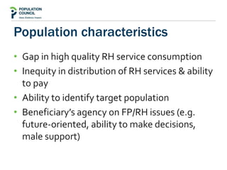 RH Vouchers and Health Systems | PPTX