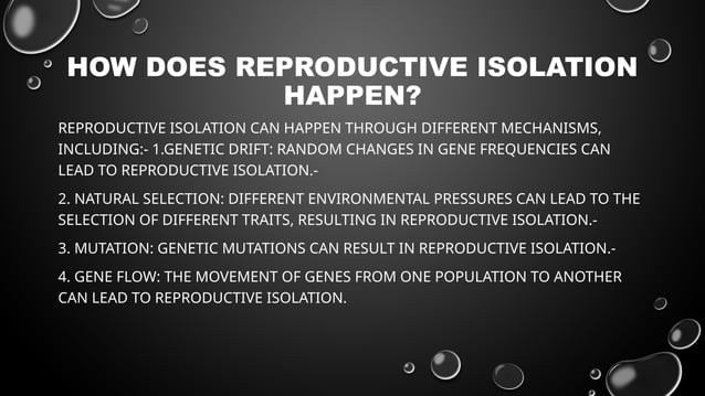Reproductive isolation (1).,,,,,,,,,,,,,,,,,,,,,,,,,,,,pptx | PPT