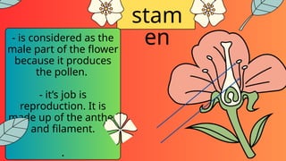 Reproductive Parts of Flowers for grade 5.pptx