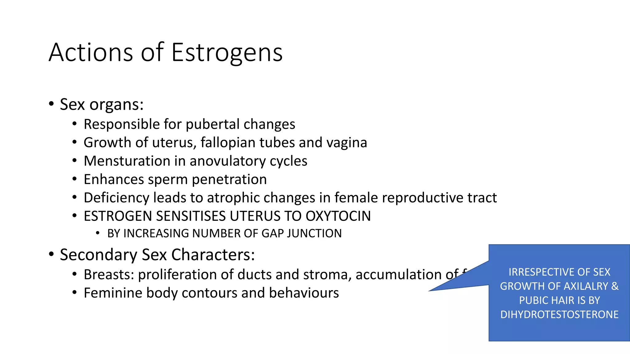 Reproductive system physiology revision notes | PPTX