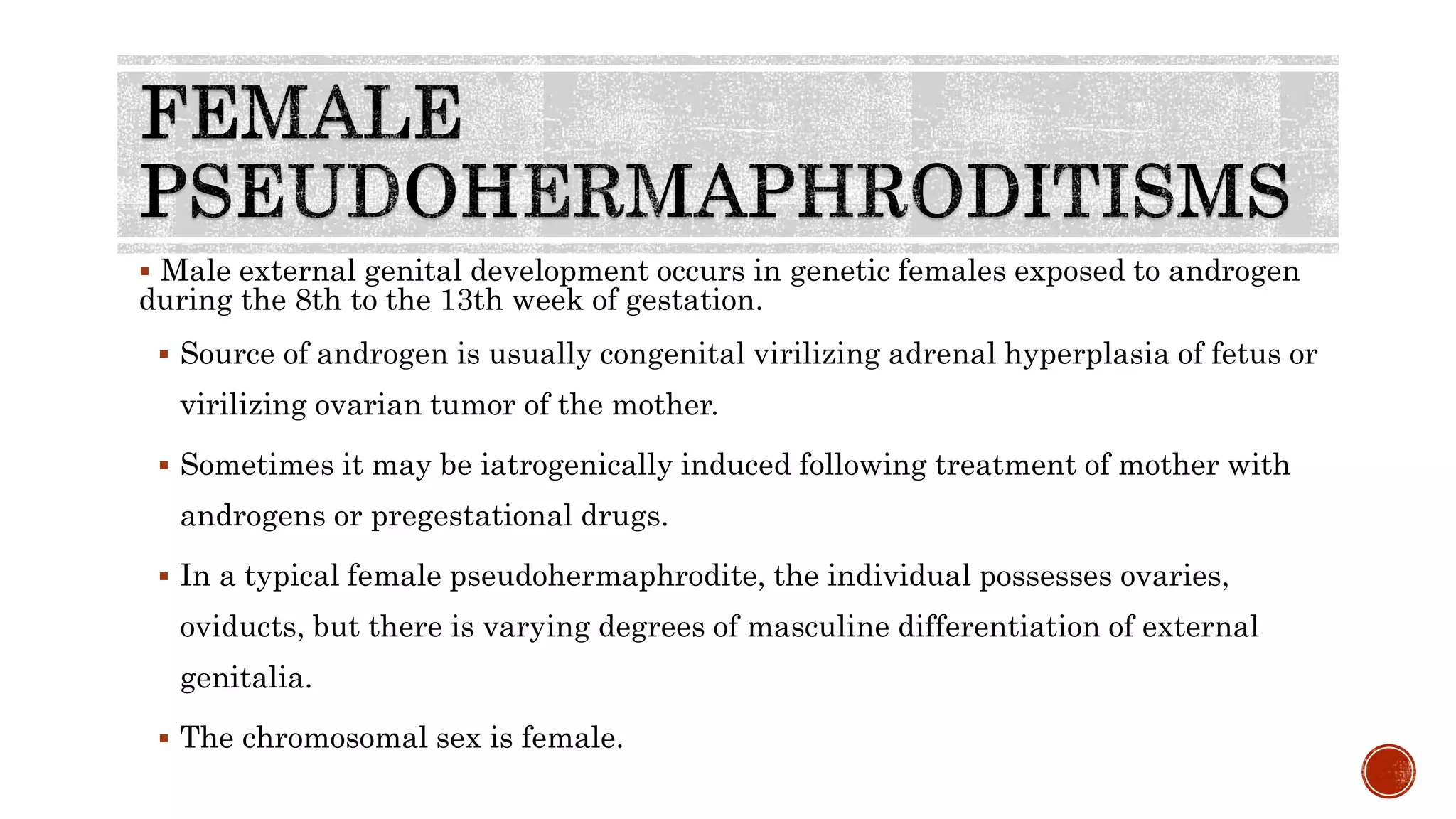 Sex Differentiation And Development Pptx Reproductive Health