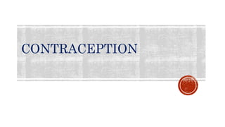 Contraception | PPT