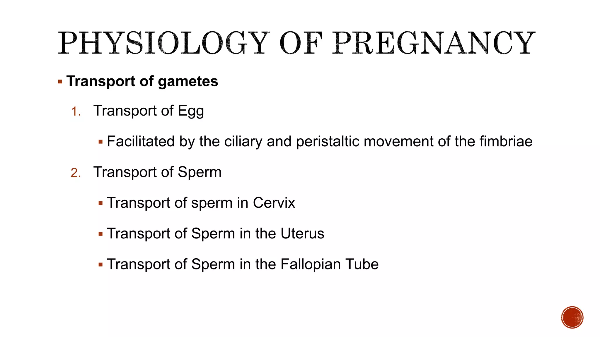 Physiology of Pregnancy and Parturition | PPTX