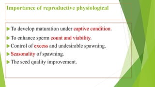 Reproductive physiology and morphology | PPTX
