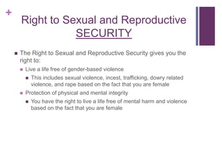 Reproductive Rights In India | PPTX